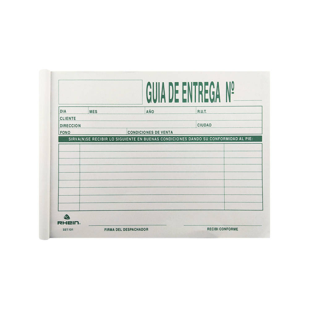 GUIA ENTREGA TRIPLICADO 50 HOJAS RHEIN