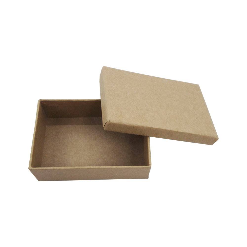 FIGURA CARTON CAJA RECTANGULAR PEQUEÑA 10X07X03CM CAFE ATLANTIK