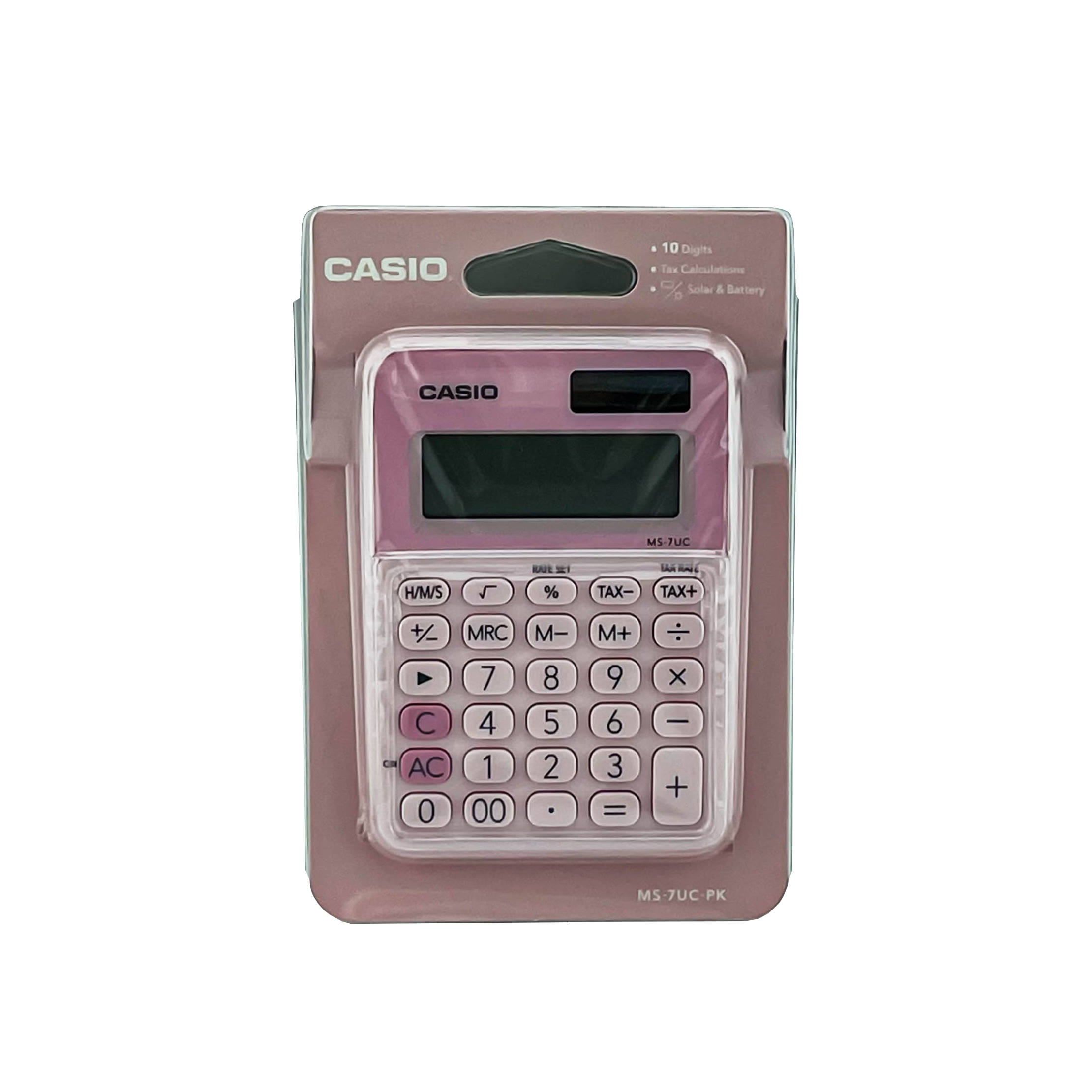 CALCULADORA SOBREMESA 10 DÍGITOS MS-7UC-PK CASIO
