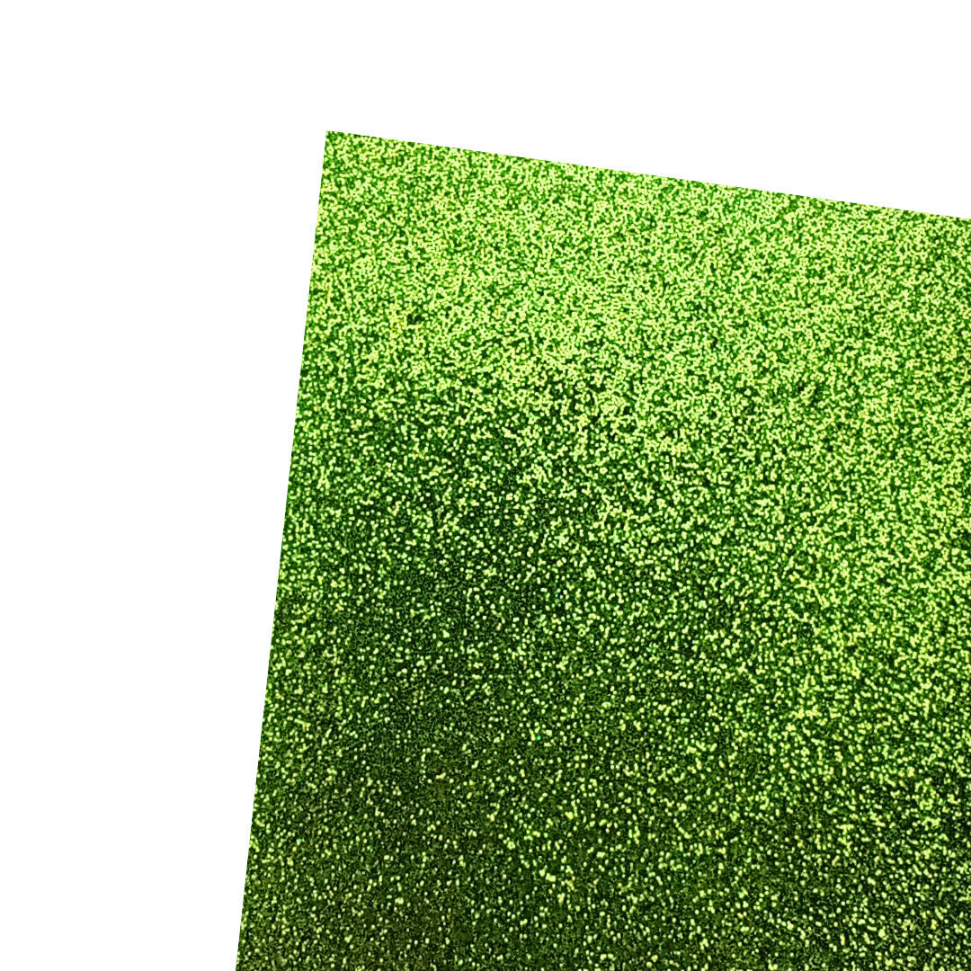 GOMA EVA 40X60CMX02MM 01 UNID GLITTER VERDE CLARO HAND