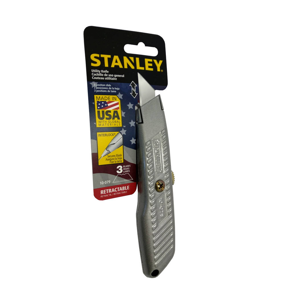 CUCHILLO STANLEY 10-079 RETRACTIL CON 3 HOJAS 1304029