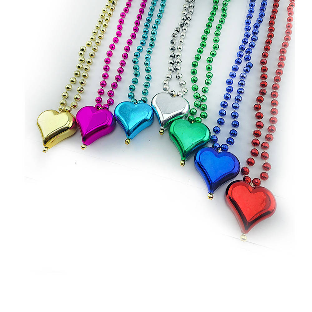 COLLAR FIESTA 01 UNID CORAZONES DIFERENTES COLORES PARTY