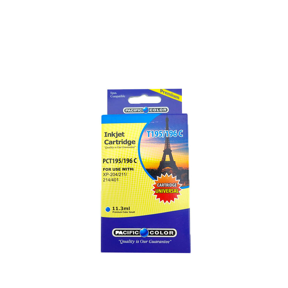 CARTRIDGE EPSON T195/196C 11.3ML CYAN PACIFIC COLOR