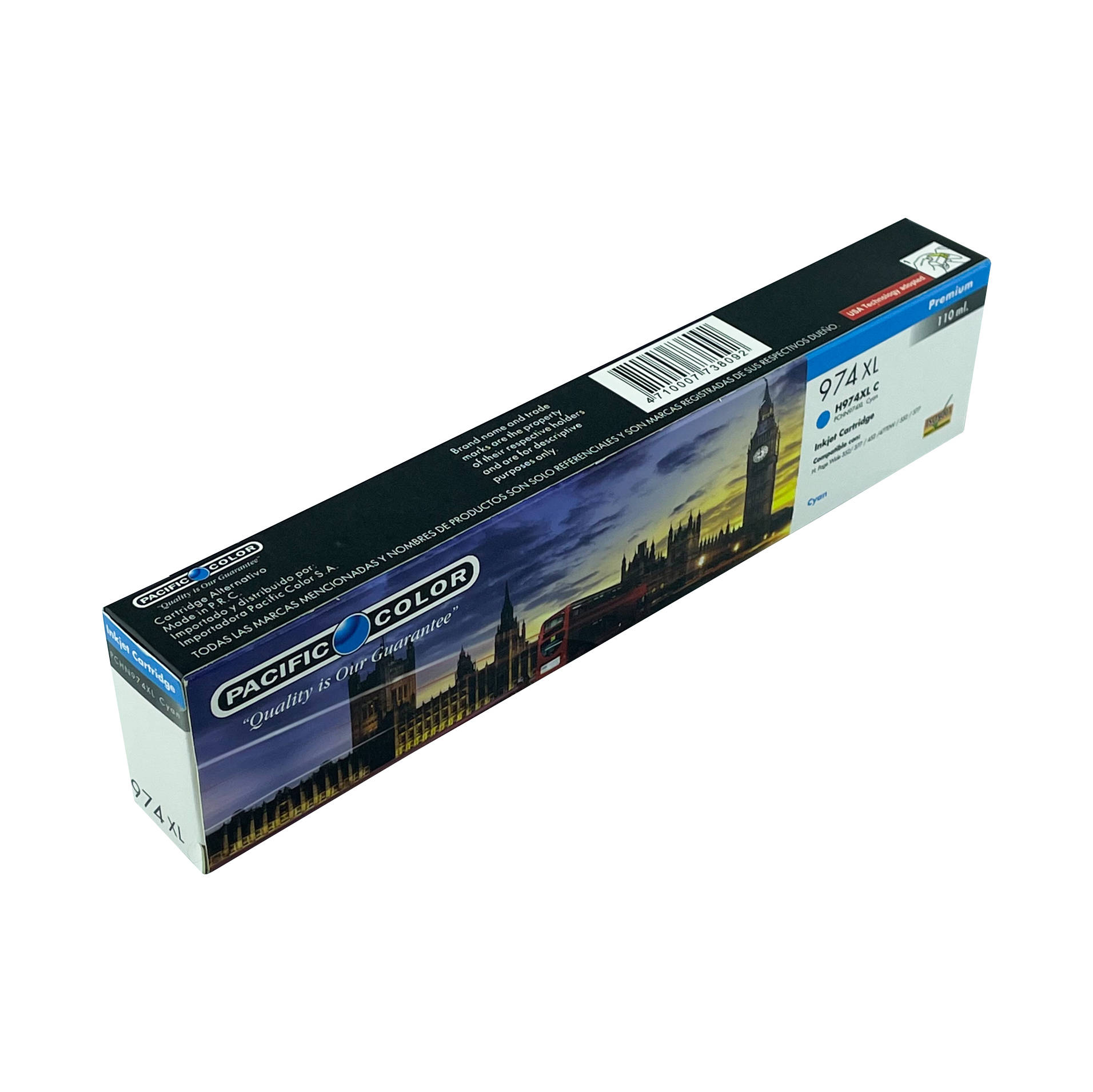 CARTRIDGE HP 974XL CYAN PACIFIC COLOR