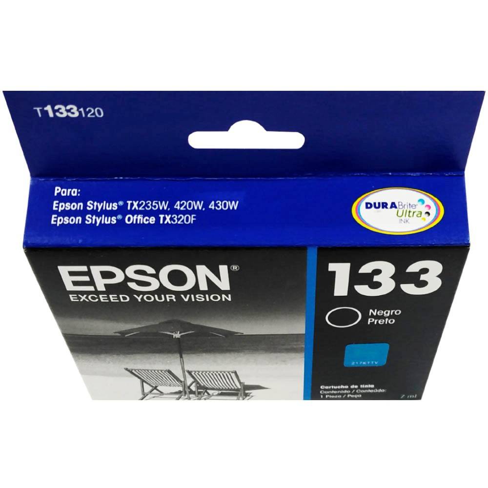 CARTRIDGE EPSON T133120 133 7ML BLACK ORIGINAL