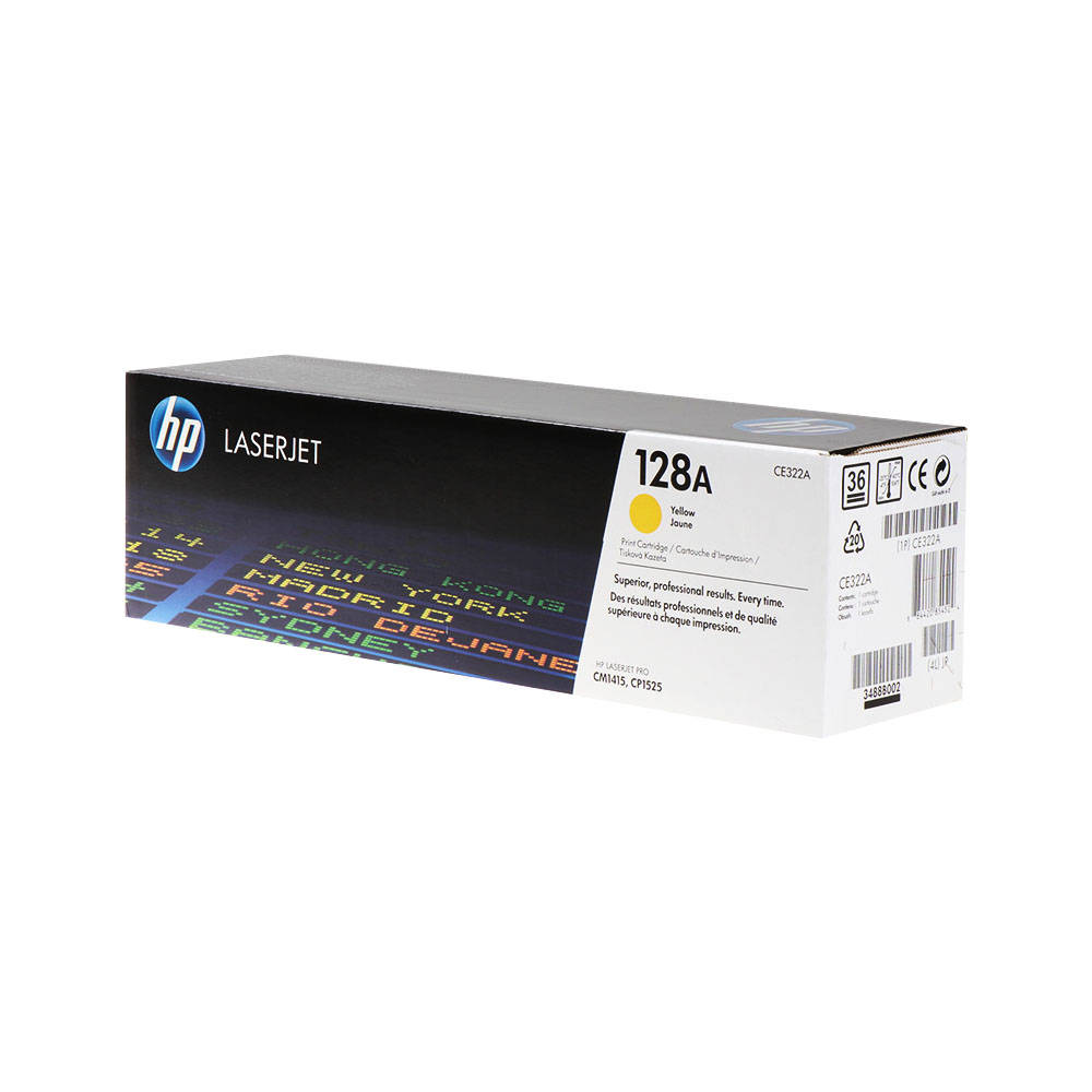 TONER HP 128A CE322A YELLOW ORIGINAL