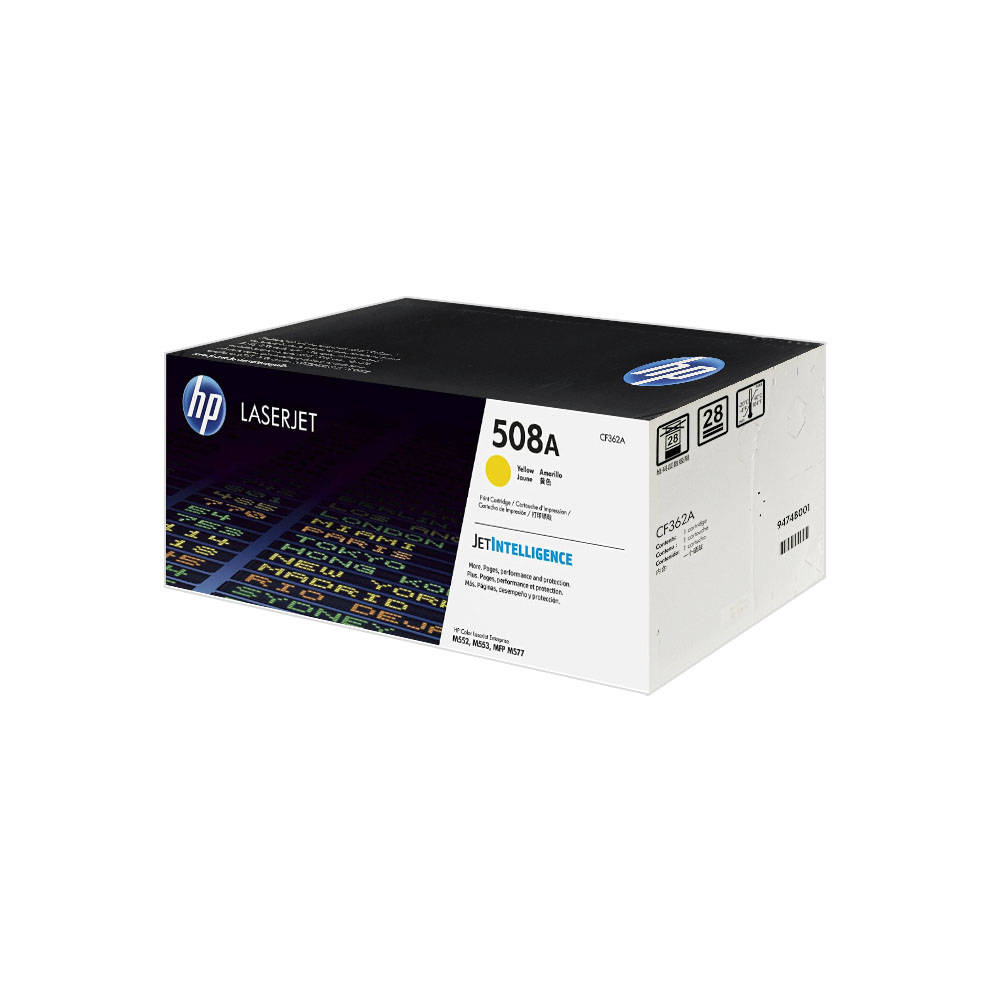 TONER HP 508A LASERJET CF362A YELLOW ORIGINAL