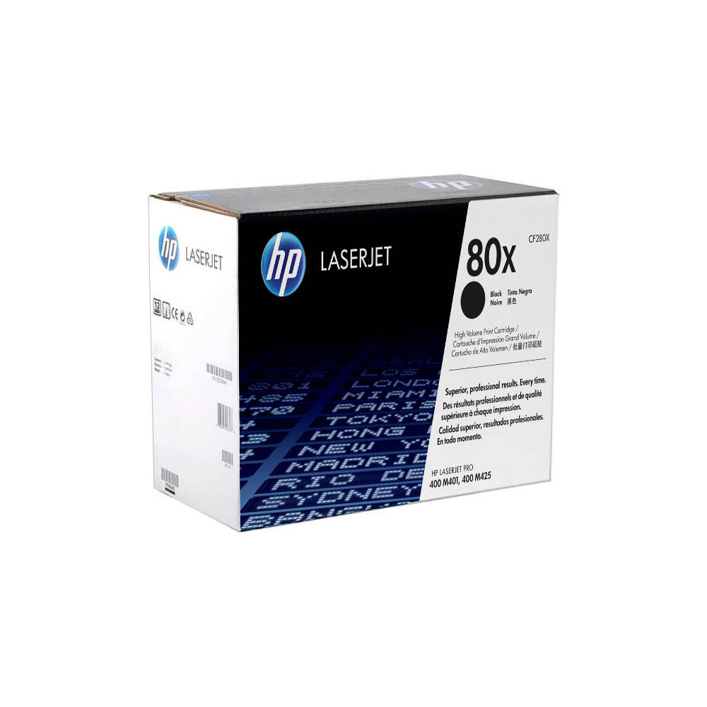 TONER HP 80X CF280X BLACK ORIGINAL
