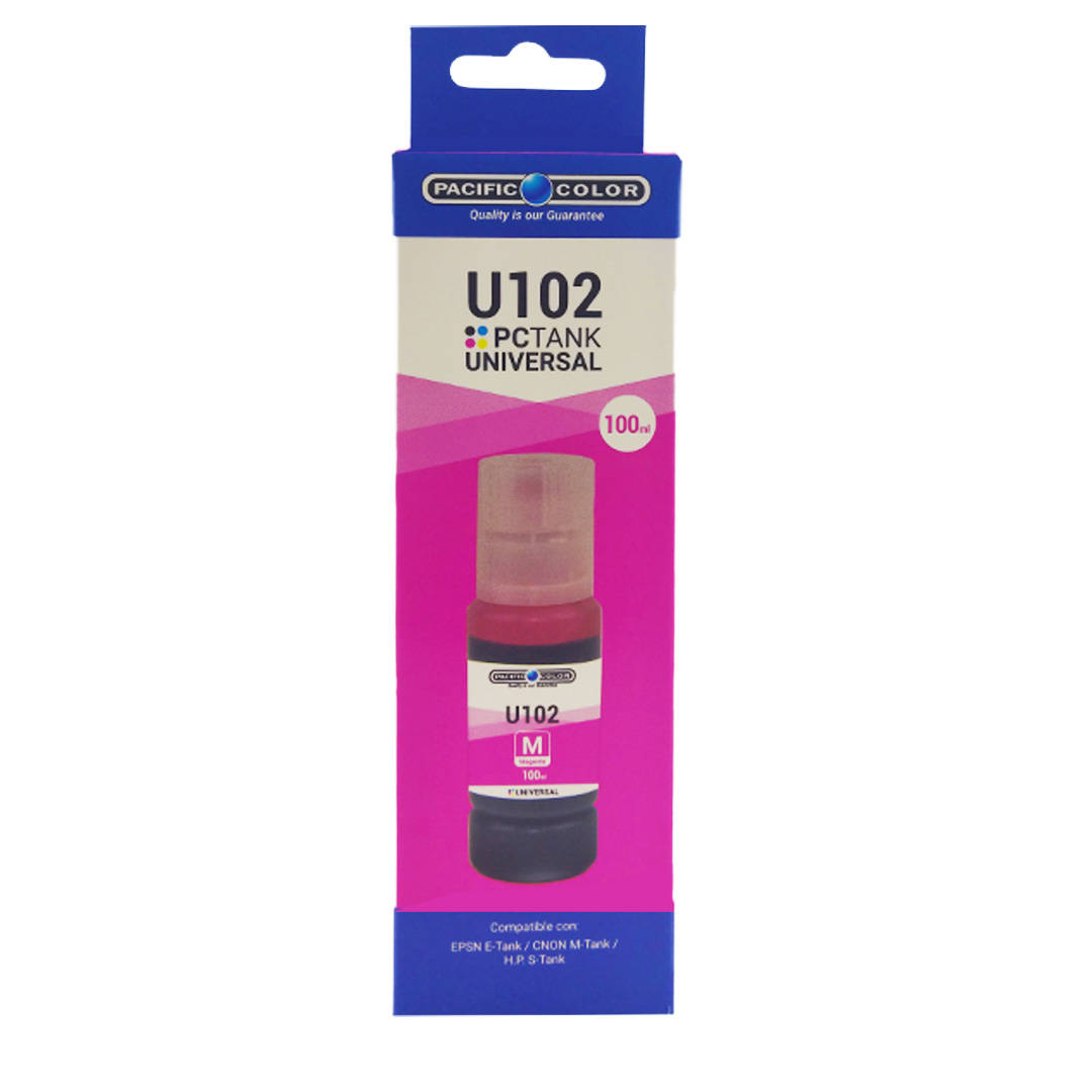 TINTA RECARGA UNIVERSAL BTPU102M 100ML MAGENTA PACIFIC COLOR